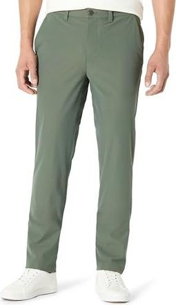 Amazon Essentials Pantalon de Voyage Extensible Coupe Ajustée Homme, Vert Foncé, 33W / 30L