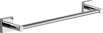 Gedy Manila Handtuchhalter 45 cm, Farbe Chrom, Komponenten aus Edelstahl 304, Cromall und satiniertem Glas, 15 Jahre Garantie, Maße 4,7 x 49 x 6,8 cm und G