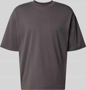 Review Oversized T-Shirt mit Logo-Applikation