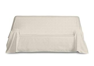 Blindecor Paula Mehrzweck-Tagesdecke, Acryl, elfenbeinfarben, 130 x 180 cm