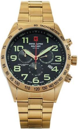 Swiss Alpine Military Uhr 7047.9114 Goldfarben