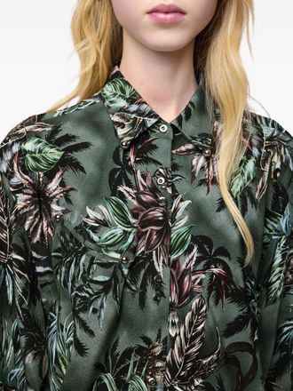 Paco Rabanne Womens Shirt Green Silk