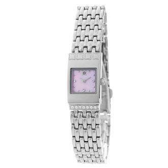 Laura Biagiotti Femme, Accessoires, Gris, Taille: ONE Size Montre Femme en Acier Inoxydable Quartz