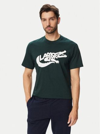 Lacoste T-Shirt TH9990 Dunkelgr&uuml;n Classic Fit
