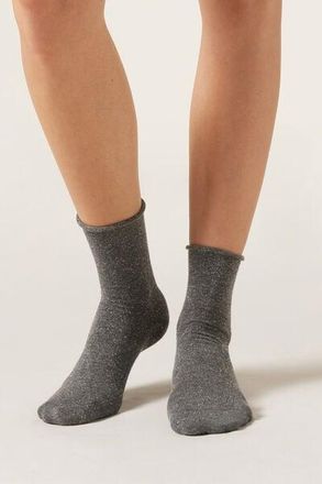 Calzedonia Komfort-socken Mit Kaschmir Grau