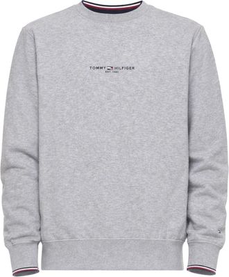 Tommy Hilfiger Homme, Sweatshirts et sweats &agrave; capuche, Gris, Taille: M 33639-P01 Crewneck SweaT-shirt