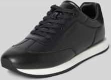 Calvin Klein Ledersneaker mit Label-Detail