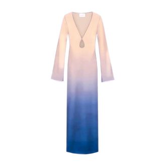 MC2 Saint Barth Aghata Georgette Degrade 1161 - - Dresses - Damen - Blau - M
