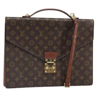 Louis Vuitton Sac &agrave; main vintage en toile Pre-owned - Femme - Pre-owned - Brun - Taille: ONE Size