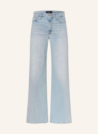 7 For All Mankind Wide Leg Jeans Lotta blau