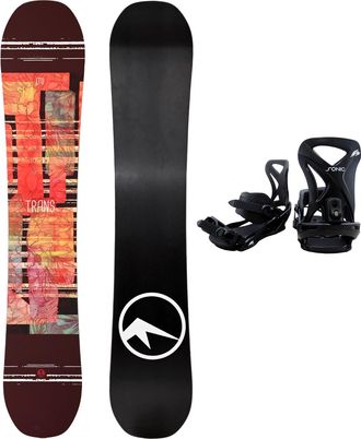 F2 Trans Set Snowboard LTD Autumn Orange 141cm + Sonic Bindung M Sale