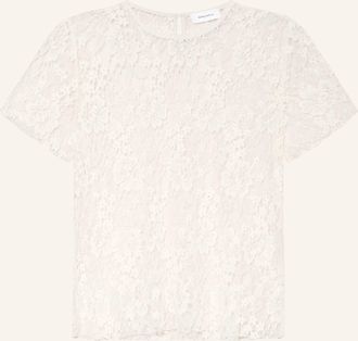 Darling Harbour Darling Harbour Blusenshirt Aus Spitze weiss