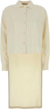 Alberta Ferretti Femme, Robes, Blanc, Taille: 36 FR Camicia
