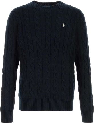 Polo Ralph Lauren Homme, Pulls, Bleu, Taille: S Cable Knit Sweater