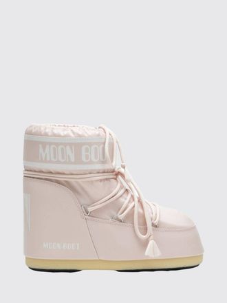 Moon Boot Icon niedrige zweifarbige Nylon-Schneestiefel mit Logo