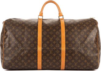 Louis Vuitton Crossbody Bags - Keepall 60 - Gr. unisize - in Braun - f&uuml;r Damen