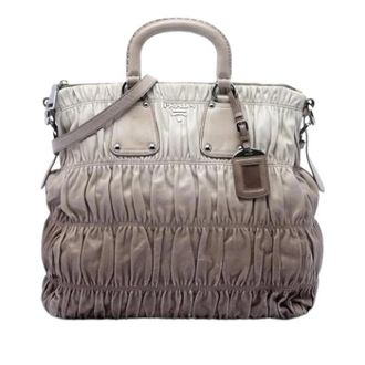 Prada Pre-owned Vintage Satchel - - Pre-owned - Damen - Beige - ONE SIZE