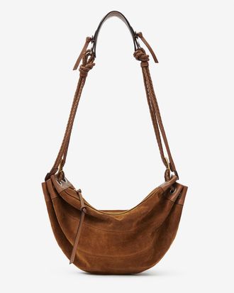 Isabel Marant Sac Maia Medium En Cuir Velours - - Cognac - - Isabel Marant