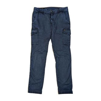 Mason's Icon Blaue Slim Cargo Hose - - Trousers - Herren - Blau - XL