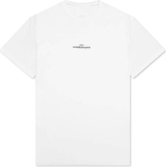 Maison Margiela Homme, Tops, Blanc, Taille: XL Logo T-Shirt