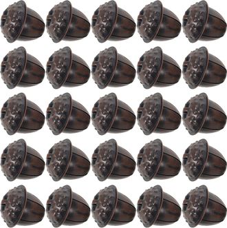 Angoily ULDIGI 25 St&uuml;ck Teiliges Vintage Glocken Acorn Form Metallanh&auml;nger f&uuml;r DIY Bastelprojekte Rustikale Weihnachtsdekoration Vielseitige Klanggl&ouml;ckchen f&uuml;