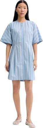 Marc O'Polo Femme, Robes, Multicolore, Taille: 36 FR Robe courte &eacute;vas&eacute;e en coton