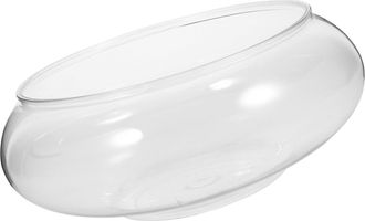 Milisten Aquariumtank, transparent, 9,53 Zoll, B&uuml;ro, multifunktional, f&uuml;r Fische, Betta, Pflanzen, Innendekoration, Haus