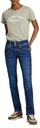 Pepe Jeans London Slim Jeans LW Pl204729, Bleu (Denim-dp6), 26W / 32L Femmes