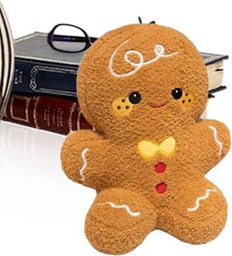 Generic Oreiller en Pain d&eacute;pices - Oreillers multifonctionnels - Oreiller rembourr&eacute; en Peluche Douce, oreillers Mignons en Peluche pour d&eacute;coration dint&eacute;rieur,