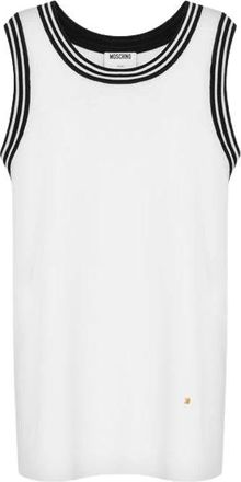 Moschino Femme, Tops, Blanc, Taille: 34 FR Top Stretch