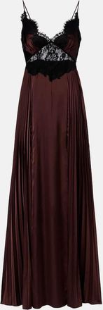 Self Portrait Maxikleid mit Spitze