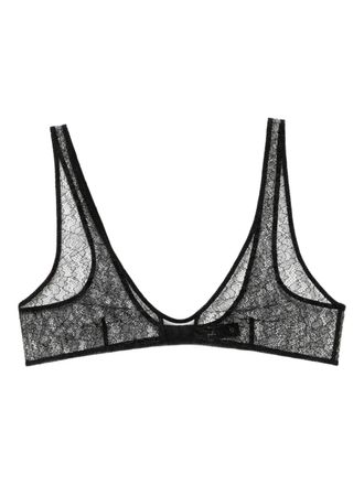 Kiki De Montparnasse soutien-gorge Petite Fleur - Noir