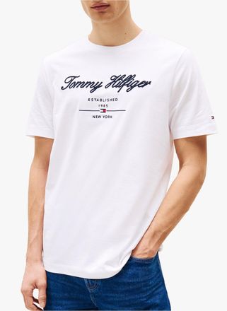 Tommy Hilfiger T-shirt manches courtes logo brod&eacute;
