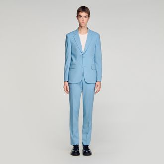 Sandro Veste de costume en laine