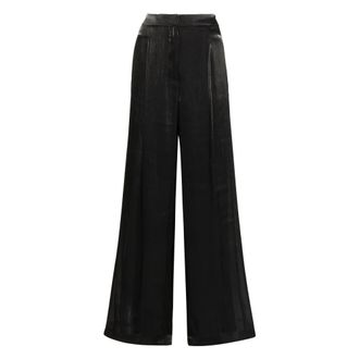 Michael Kors Iridescent Wide Leg Jeans in Schwarz - - Trousers - Damen - Schwarzk - XS