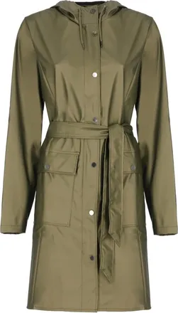 Rains Curve W Jacke - - Jackets - Damen - Gr&uuml;n - S