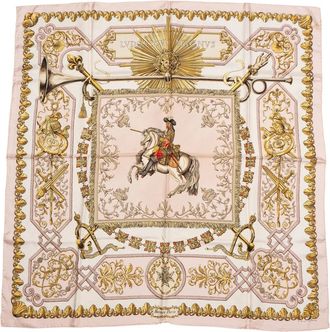 Herm&egrave;s T&uuml;cher & Schals - Hermes Classic LVDOVICVS MAGNVS Silk Carre 90 Sc - Gr. unisize - in Bunt - f&uuml;r Damen