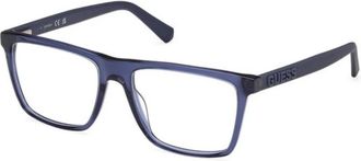 Guess Homme, Accessoires, Bleu, Taille: 55 MM Gu50186 Optical Frame