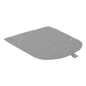 Holibanna Wasserdichter Toilettensitzbezug mit Praktischem Lift Passend f&uuml;r Badtoiletten Waschbar Sch&uuml;tzend gegen Staub und Feuchtigkeit Moderner Grauer Toilett