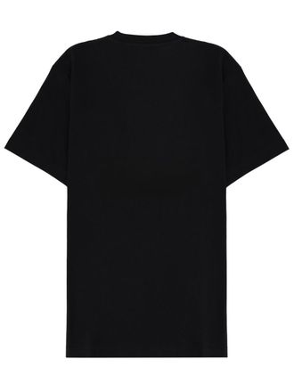 Versace Logo-Embellished T-Shirt - Black