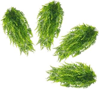 Garneck 4stücke Künstliche Hängepflanzen Dekorative Fake Pflanzen Für Innenräume Und Pflegeleicht Für Wand Und Partydesign Grüne Kunstpflanzen Material