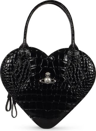 Vivienne Westwood Femme, Sacs, Noir, Taille: ONE Size Josephine Heart Crossbody