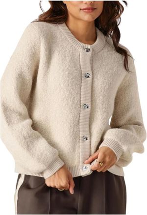 Moss Copenhagen Damen, Strickwaren, Beige, M/LGr&ouml;&szlig;e