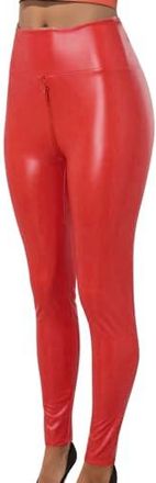 Generic Legging de sport pour femme - Legging sans couture pour femme - Pantalon sexy avec fermeture &eacute;clair ouverte - Pantalon de yoga taille haute - Legging 