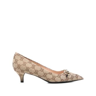 Gucci Pumps mit Horsebit - - Shoes - Damen - Beige - 35 1/2 EU