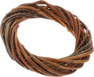 Cabilock Weidenkranz Rund Bastelmaterial 12 cm Weidenkranz Für Weihnachtsdekoration Zu Hause