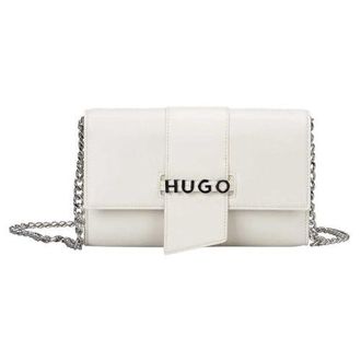 HUGO BOSS Mel 2.0 Clutch, Embrayage Femme, Open White, Taille Unique
