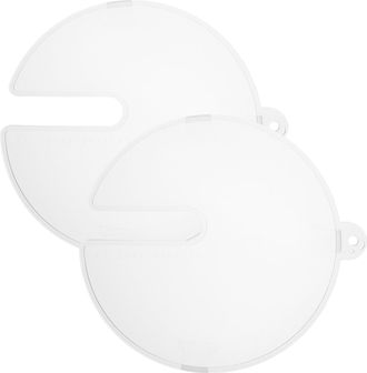 BESPORTBLE 2 Stück Teiliges Spritzschutz Rührschüssel Anti Splash Deckel aus Lebensmittelechtem Material Installieren Geeignet für Küchenmixer und Eierschüsseln 