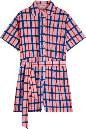Bobo Choses Combishort Carreaux Coton et Lin - Collection Femme - Bobo Choses