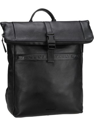 Burkely Rolltop Rucksack Minimal Mason 1000805 Black One Size